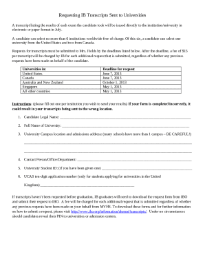 IB Transcripts - International Baccalaureate Diploma Program Doc ...