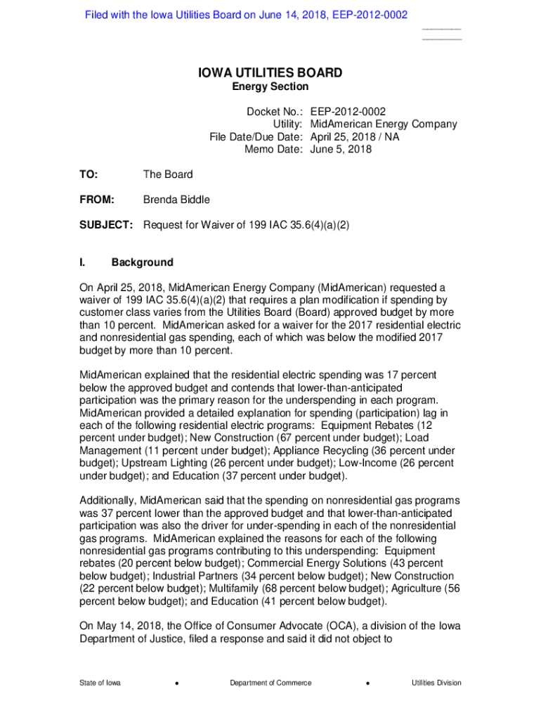 Fillable Online efs iowa STATE OF IOWA DEPARTMENT OF COMMERCE IOWA ...