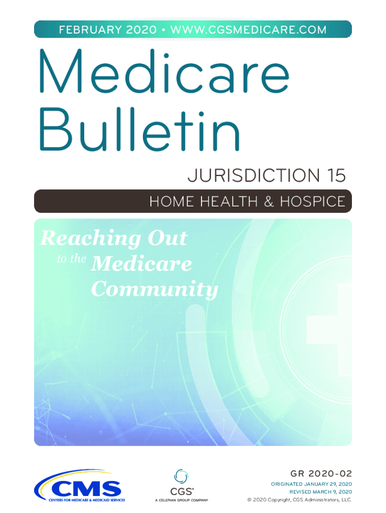 Fillable Online Medicare Bulletin - February 2020 (A/B MAC Jurisdiction ...