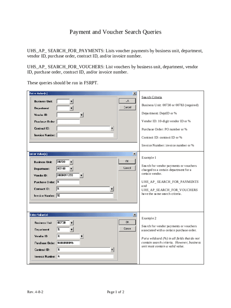 Accounts Payable Queries - University of Houston Doc Template | pdfFiller