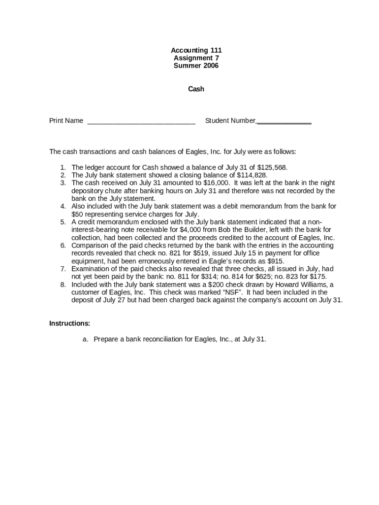 acc111 chapter 3 assignment Doc Template | pdfFiller
