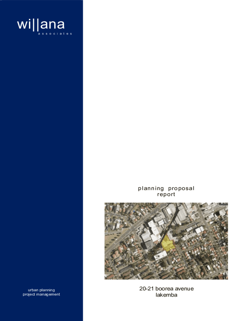 Fillable Online 20-21 Boorea Ave Lakemba Planning Proposal ... - Amazon ...