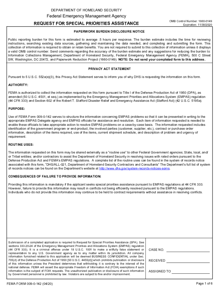 Fillable Online OMB Control Number: 1660-0149 Fax Email Print - pdfFiller