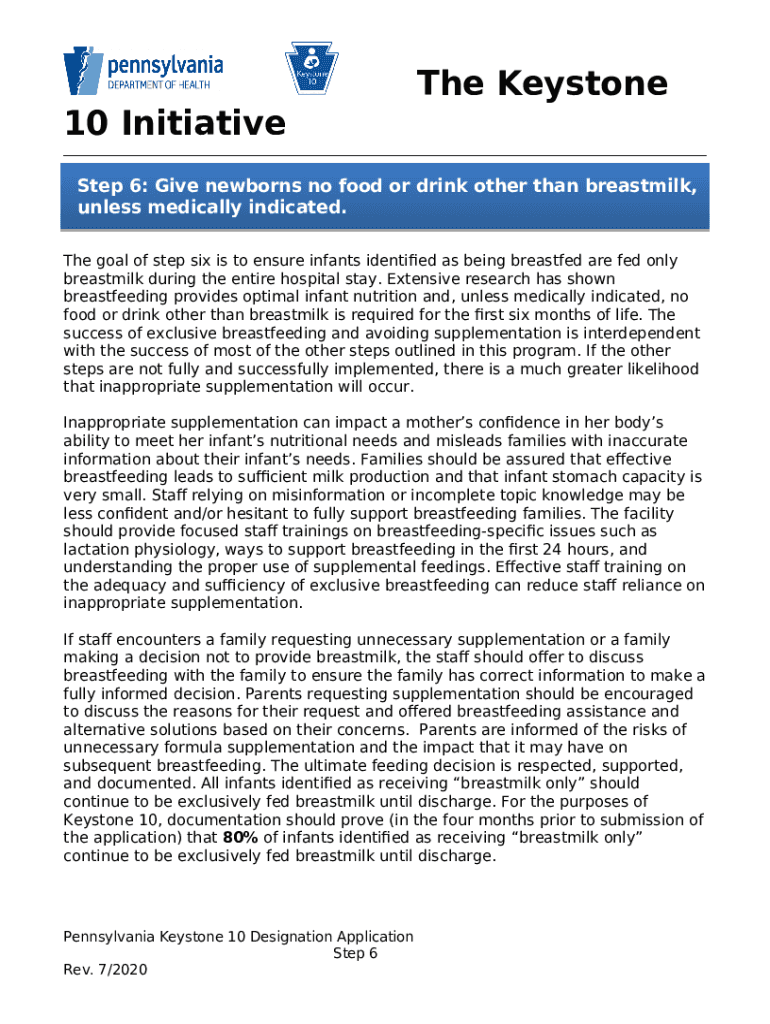 Keystone 10 Step 6 Electronic Doc Template | pdfFiller