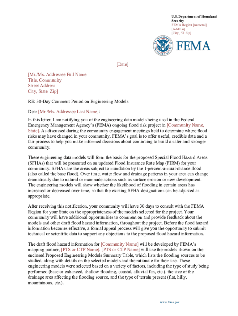 Fillable Online Engineering Methods Notification Letter Template Fax ...