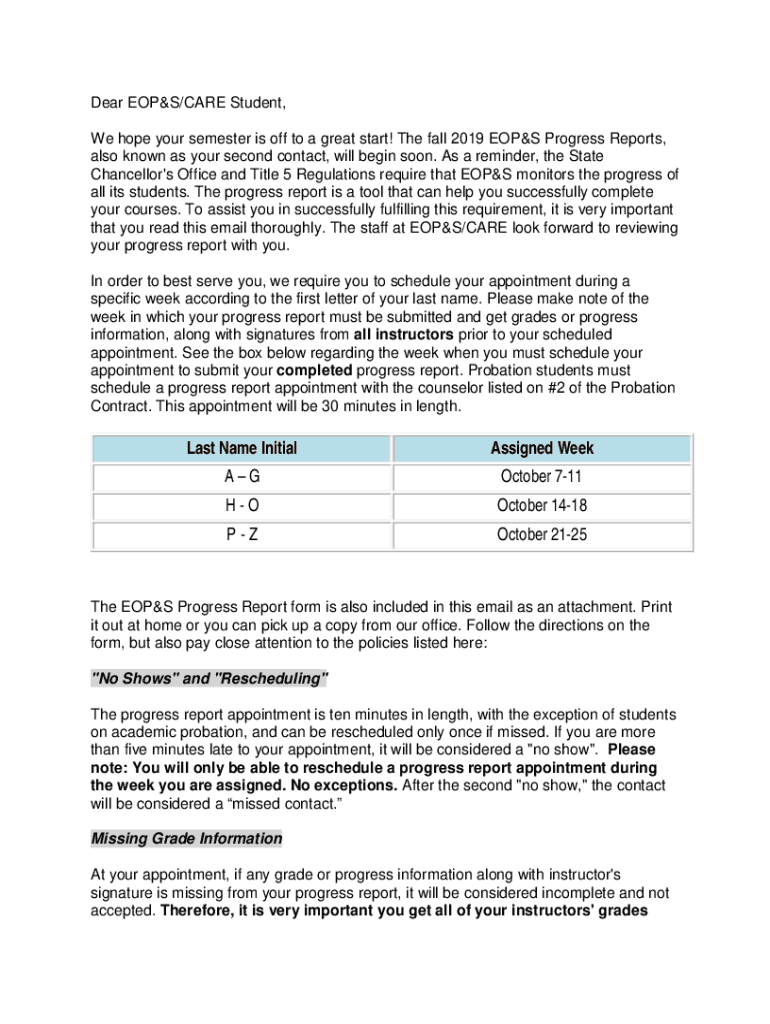 Fillable Online Educational Opportunity Program ...