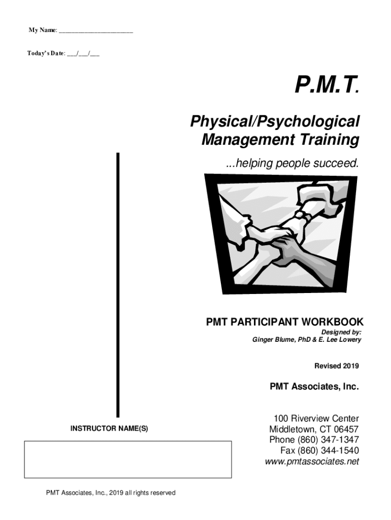Fillable Online 1.) EFFECTIVE USE OF PMT REQUIRES Fax Email Print ...