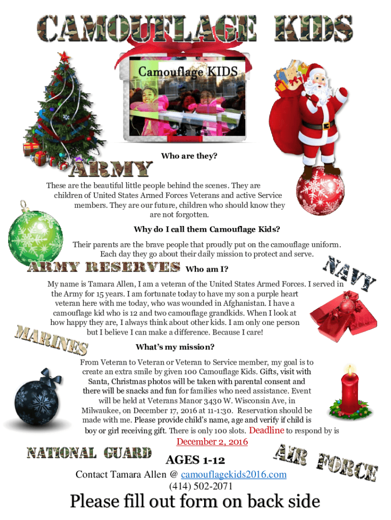 Fillable Online These are the beautiful little people behind the scenes ...