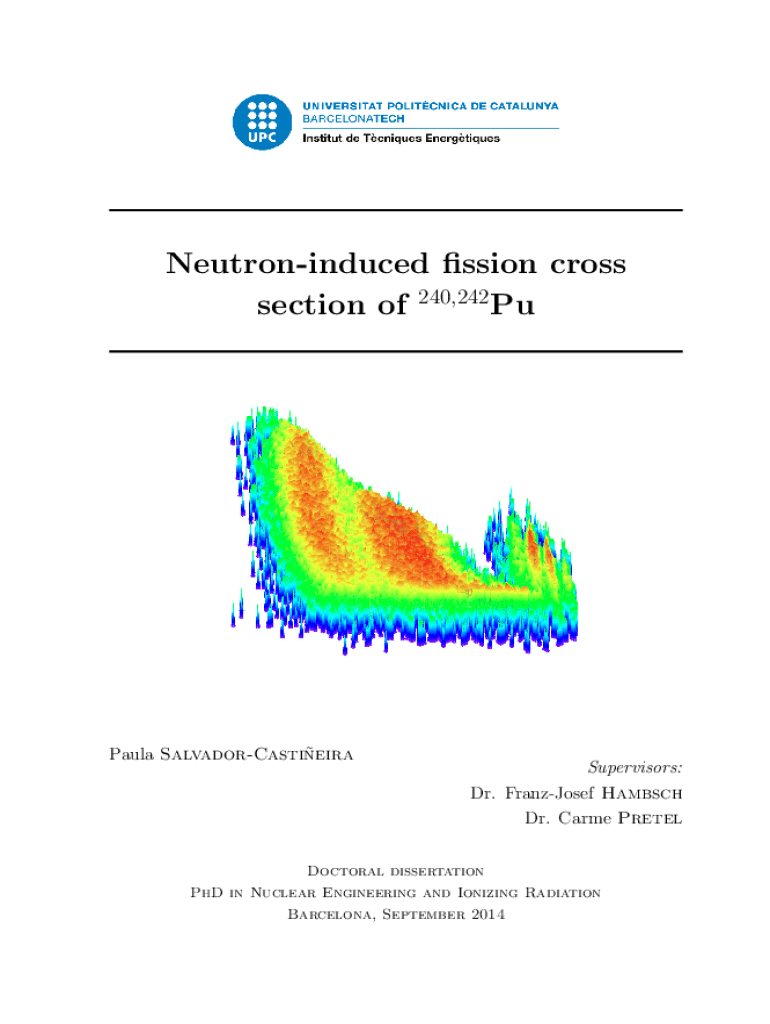 Fillable Online upcommons upc Neutron-induced fission cross section of ...