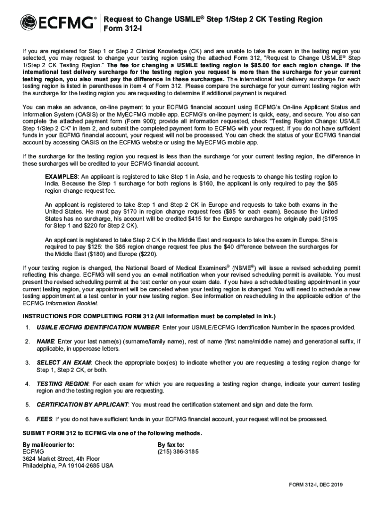 Fillable Online Form 312-I Fax Email Print - pdfFiller