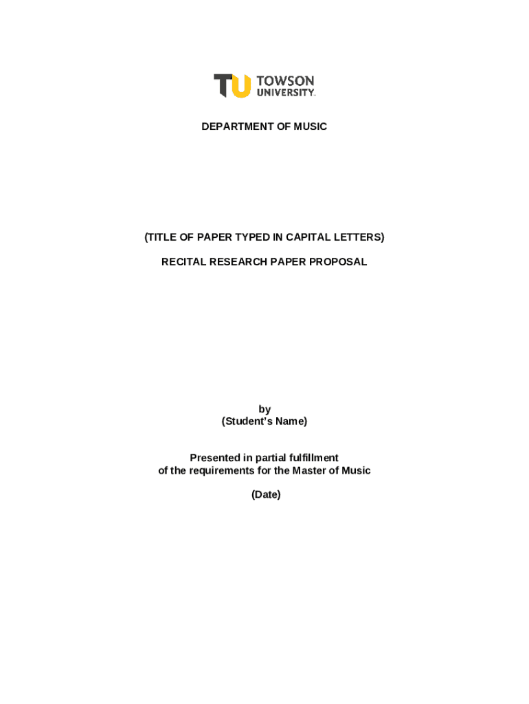 Paper Examples on Music - A Research Guide for Students Doc Template ...