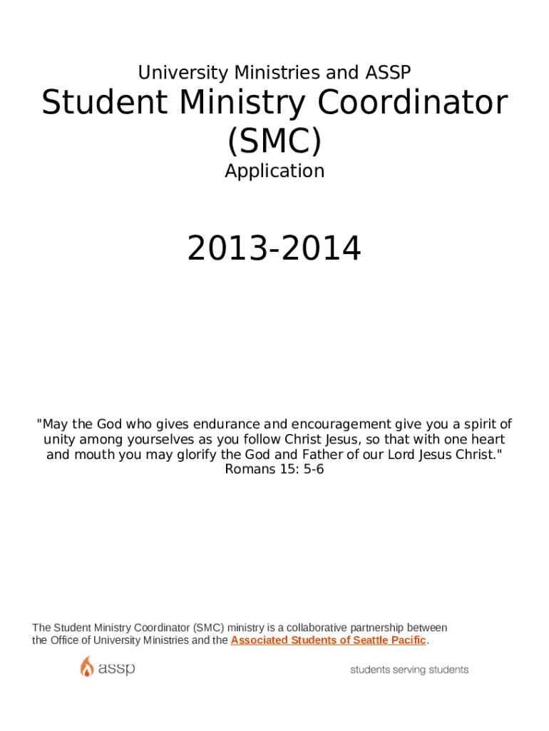 Get the SMC Application 13-14 - Seattle Pacific University - spu Doc ...