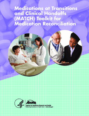 Fillable Online Medications at Transitions and Clinical Handoffs (MATCH ...