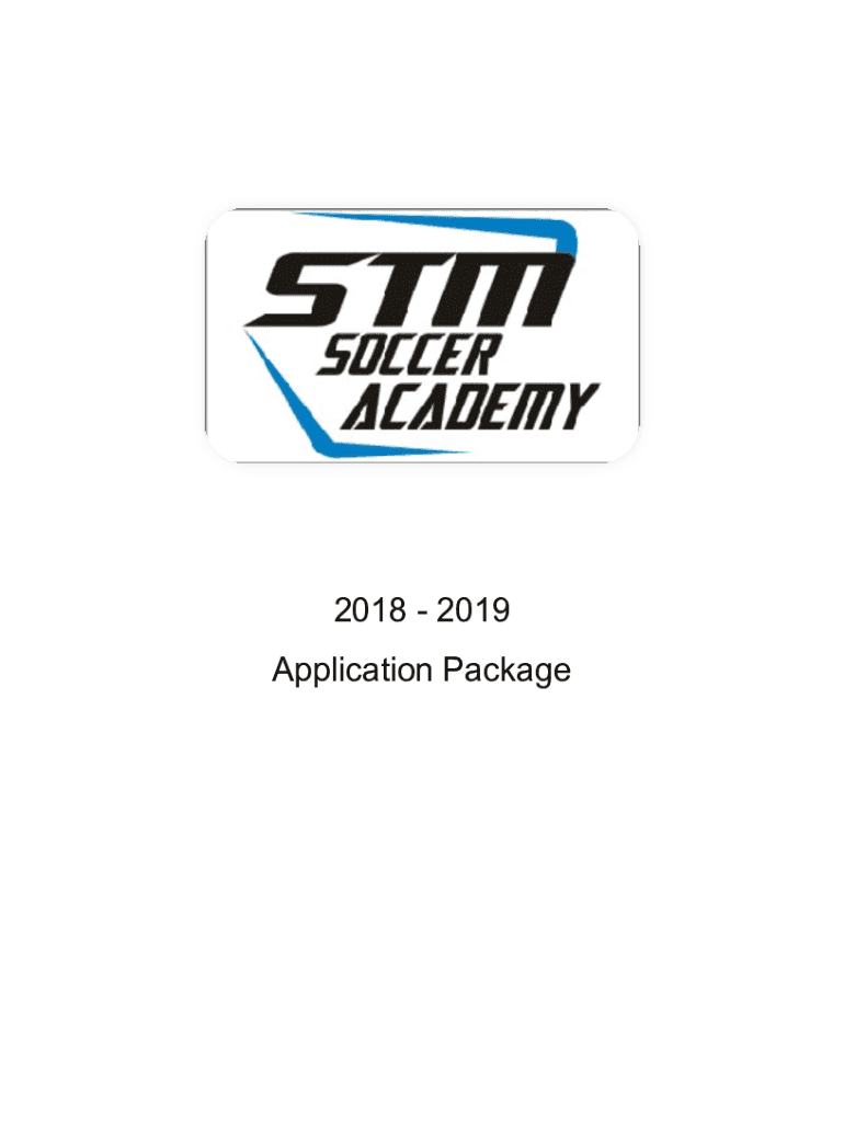 Fillable Online STM Soccer Academy Application 2019 - 2020 (1) Fax ...