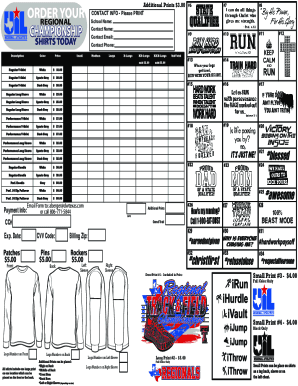 Fillable Online UIL Track 20198-Order Form Fax Email Print - pdfFiller