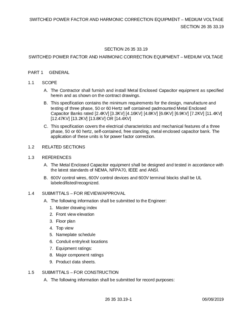Schneider Electric CSI Specification Template - Download ... Doc ...