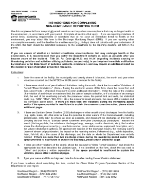 Fillable Online NON-COMPLIANCE REPORTING FORM.DOC 3800-FM-BCW0440 Fax ...