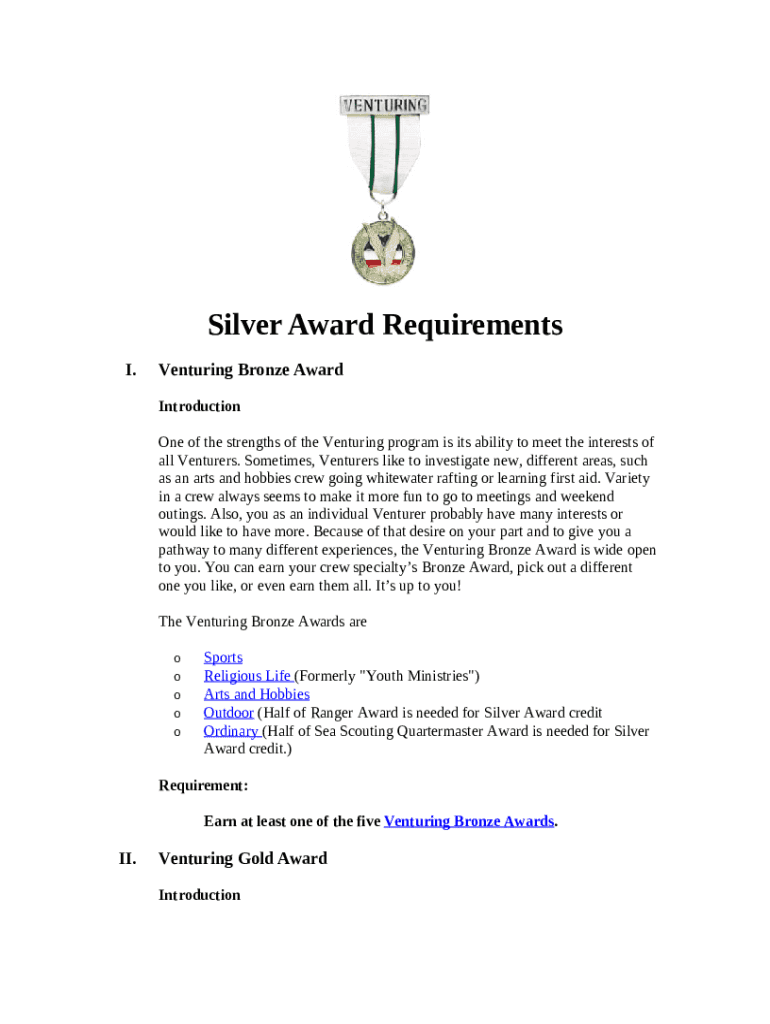 Venturing Worksheets - U.S. Scouting Service Project Doc Template ...