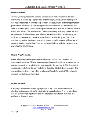 Fillable Online My First Steps- GSA Schedule Checklist Fax Email Print ...