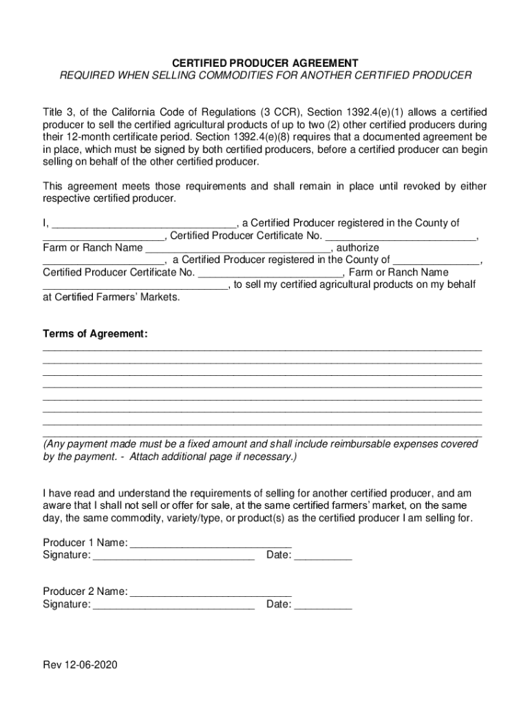 Fillable Online New-Certified-Producer-s-Certificate-Application-Packet Fax Email Print - pdfFiller