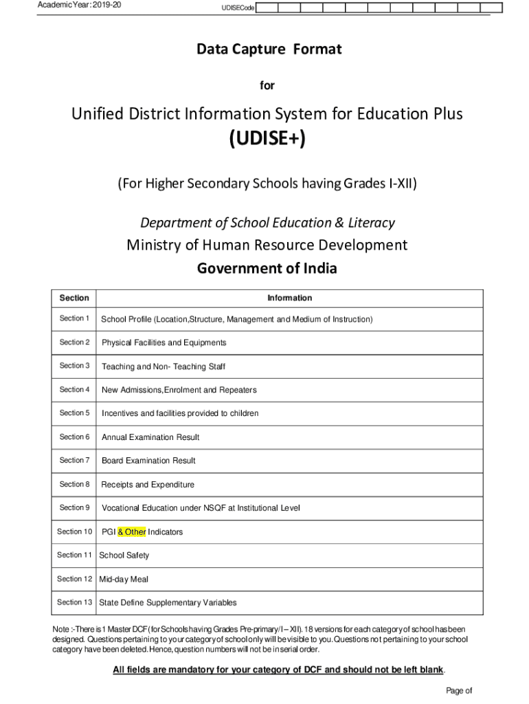 Fillable Online Unified District Information System for Education Plus ...