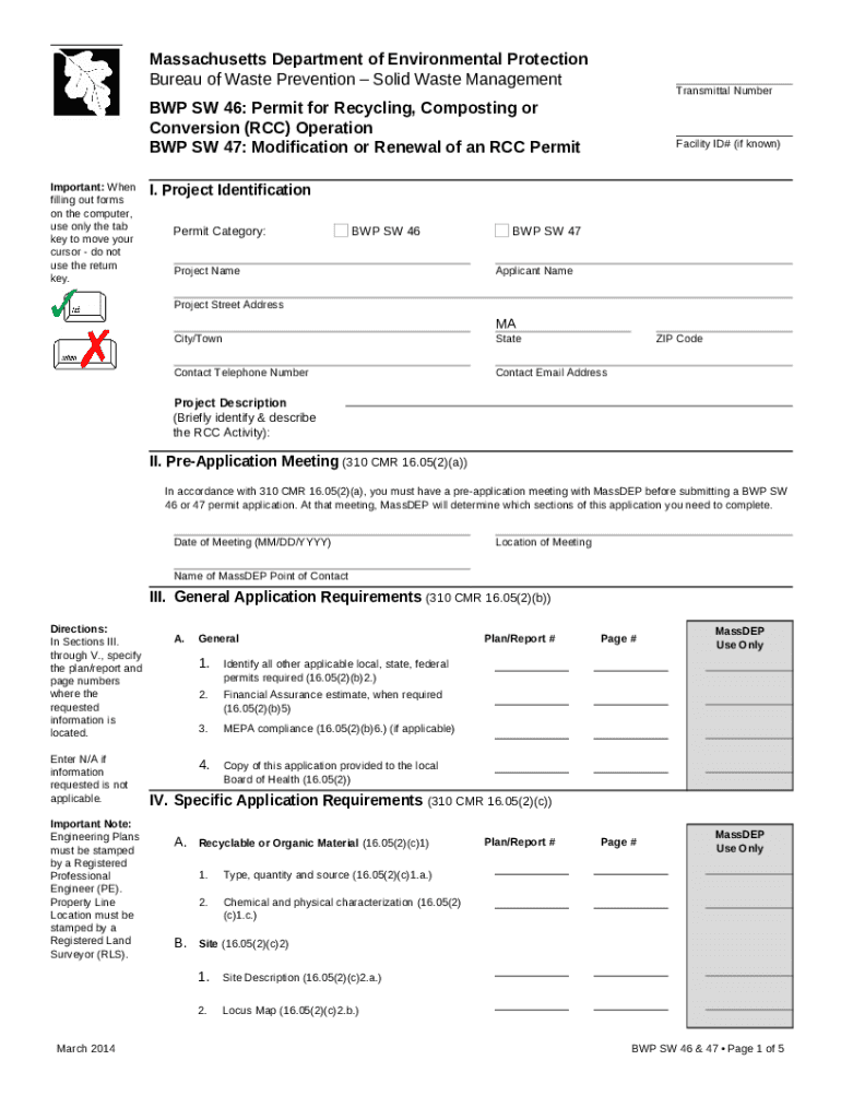 Bureau of Waste Prevention - Solid Waste Management Doc Template ...