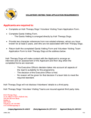 Fillable Online Complete Garda Vetting Form Fax Email Print - pdfFiller