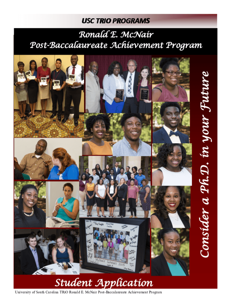 Fillable Online USC TRIO PROGRAMS - University of South Carolina Fax ...