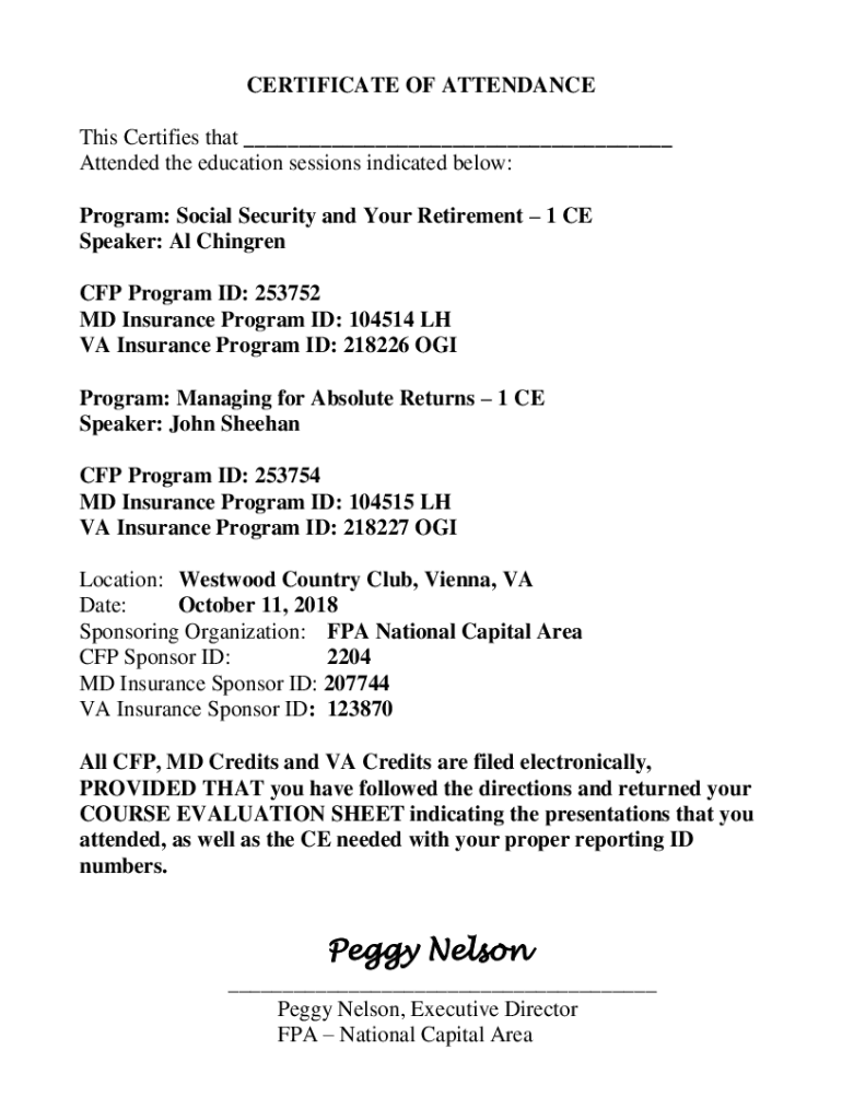 Fillable Online Confirming Attendance letter - Sample, Template, Email ...