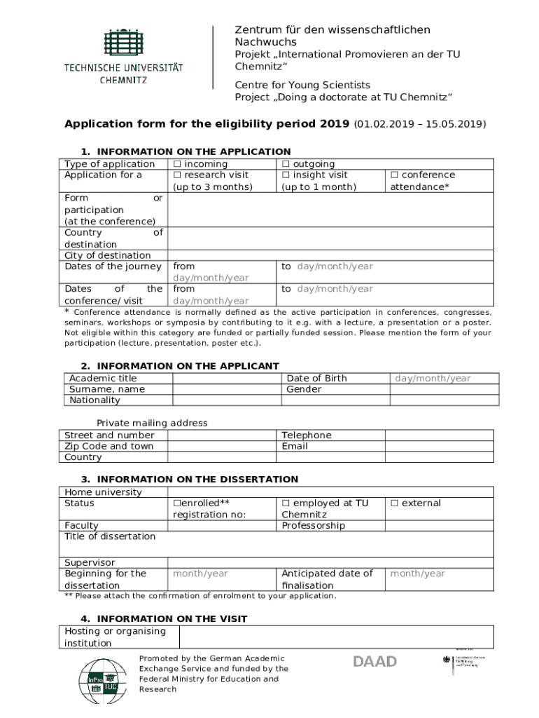 Application for the eligibility period 2019 (01 Doc Template | pdfFiller