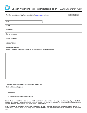 Fillable Online denverwater Letter Transmittal - Denver Water Fax Email Print - pdfFiller