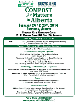 Fillable Online compost EDMONTON, ALBERTA - compost Fax Email Print ...