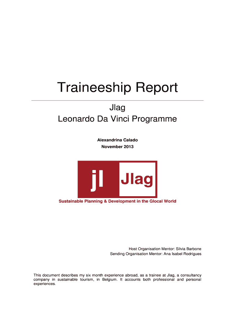 Fillable Online Traineeship Report Fax Email Print - pdfFiller