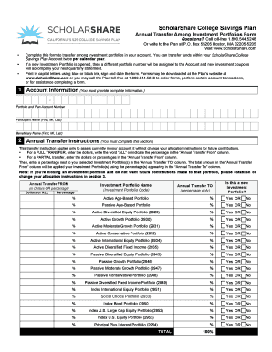 Fillable Online Complete this form to transfer among investment ...