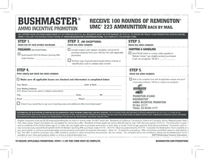Fillable Online Ammunition - Rifle, Pistol & Shotgun AmmoAcademy Fax ...