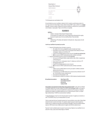 Fillable Online nremt Requirements - National Registry of Emergency ...