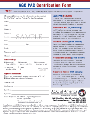 Fillable Online chapters agc BIM Unit 1 February 4 Registration Fax ...