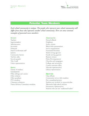 Fillable Online sedl Creating Collaborative Action Teams - Handouts - SEDL Fax Email Print ...