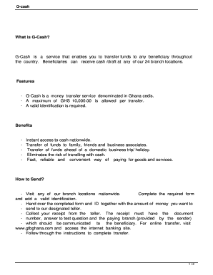 Fillable Online G-cash. easy to understand nib private health insurance ...