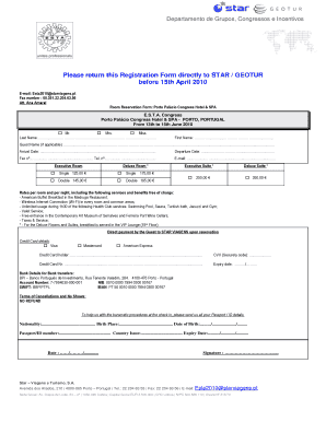 Fillable Online Please return this Registration Form directly to STAR ...