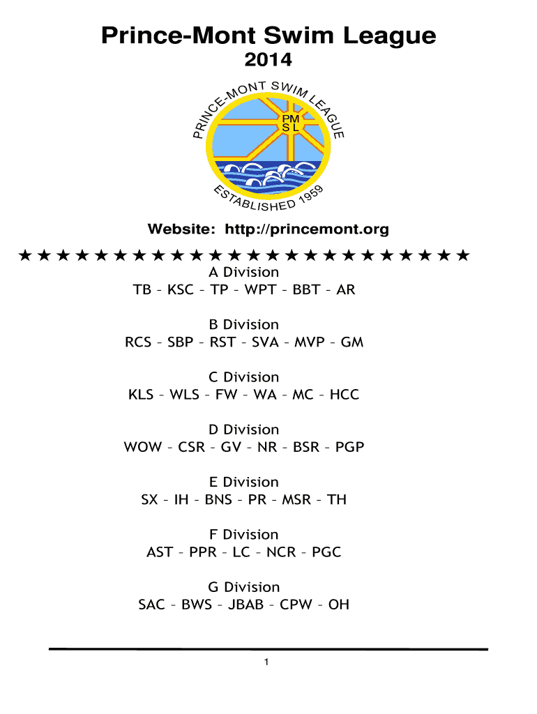 Fillable Online princemont PMSLHandbook2014withoutresults55x85 with ...