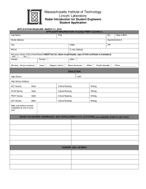 Fillable Online ll mit Radar Introduction for Student Engineers Fax ...