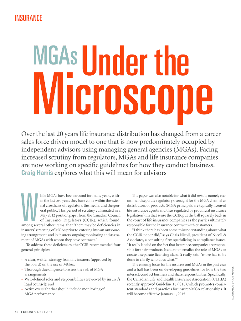 Fillable Online MGAs Under the Fax Email Print - pdfFiller