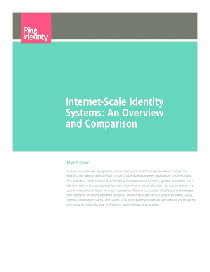 Fillable Online Internet-Scale Identity Systems: An Overview and ...