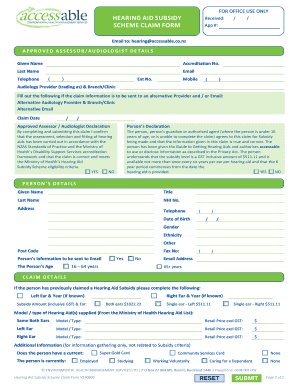 Fillable Online Hearing Aid Subsidy Scheme Claim Form V2 14-8-14.docx ...