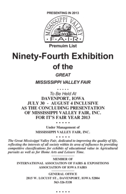 Fillable Online Ninety-Fourth Exhibition - the Mississippi Valley ...