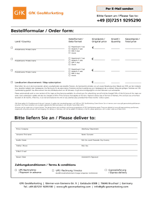 Fillable Online Digitale Landkarten / Digital maps - GfK GeoMarketing ...