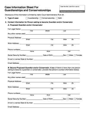 Fillable Online isc idaho This form is exempt from public disclosure ...