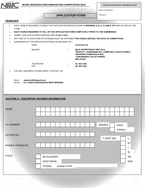 Fillable Online APPLICATION FORM - USM Fax Email Print - pdfFiller