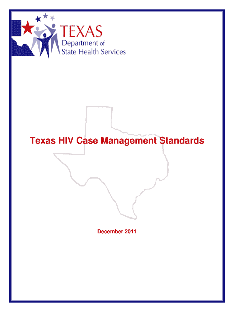 Fillable Online Texas HIV Case Management Standards Fax Email Print ...